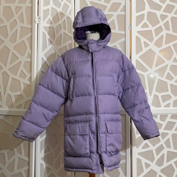 Lands' End | Jackets & Coats | Lands End Purple Reversible Down Coat ...